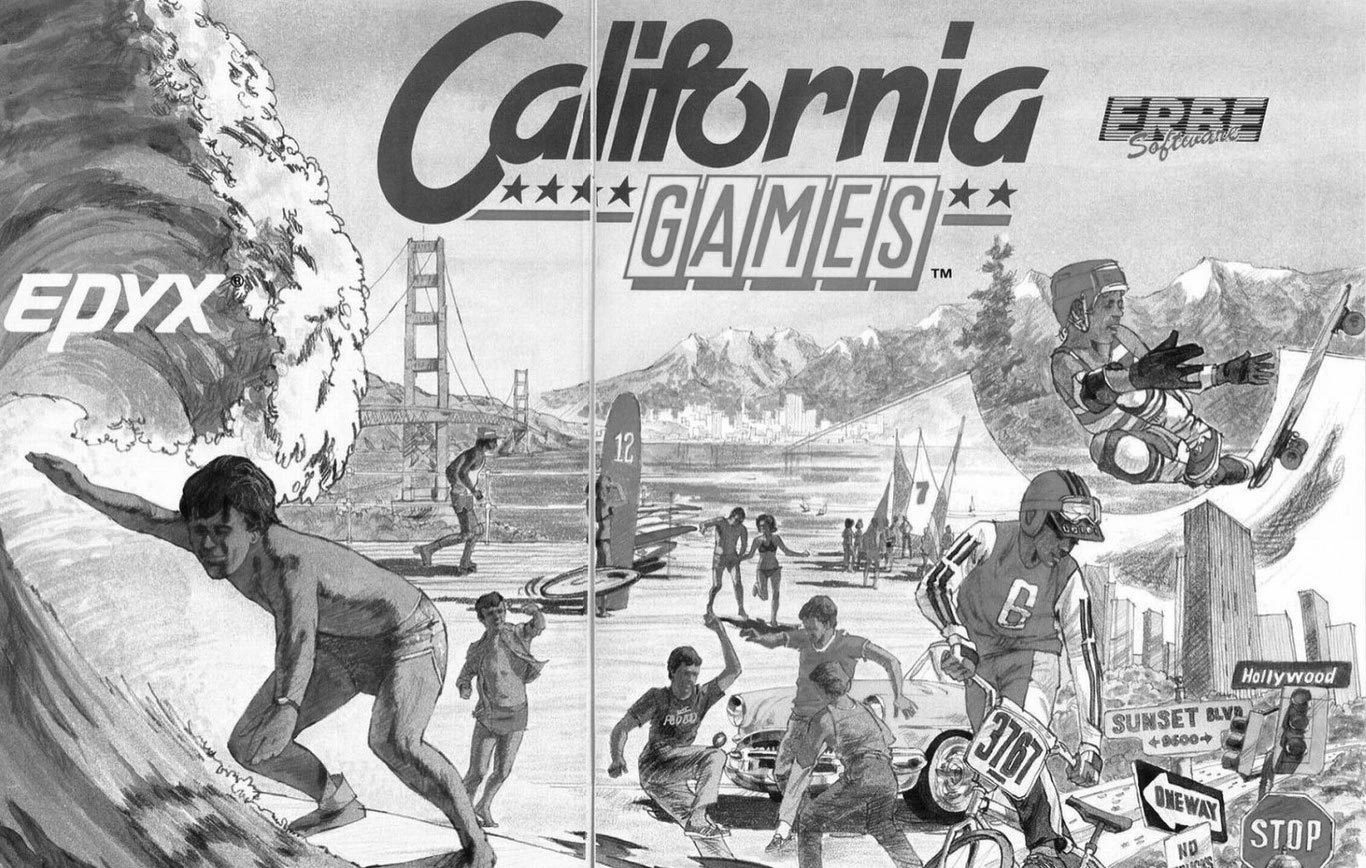California Games, el otro juego de deportes que arrasó en los 80